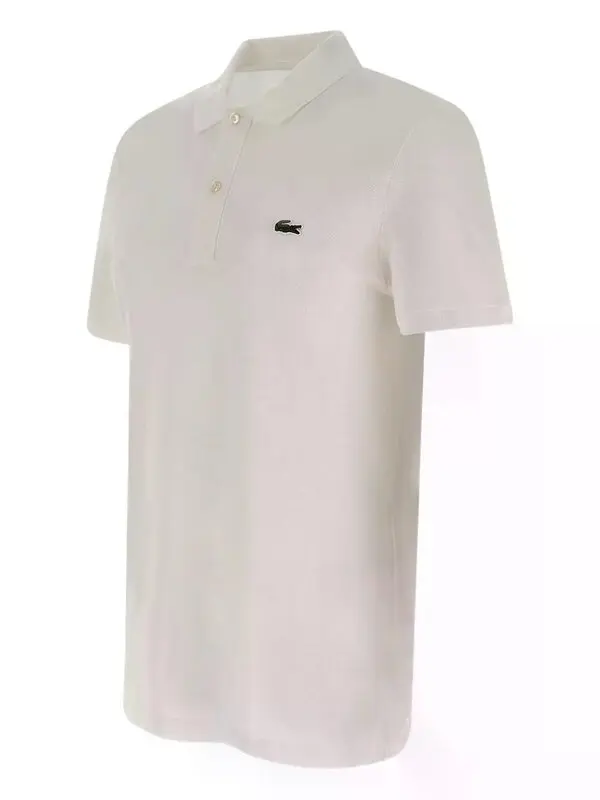 Lacoste Logo-embroidered Polo Shirt - White