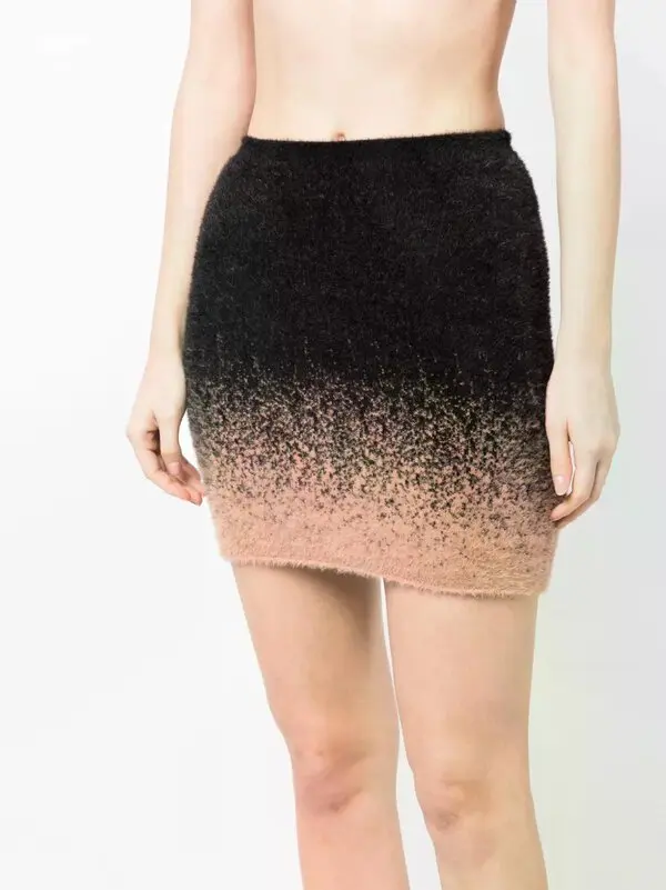 Ottolinger Knitted Mini Skirt - Black