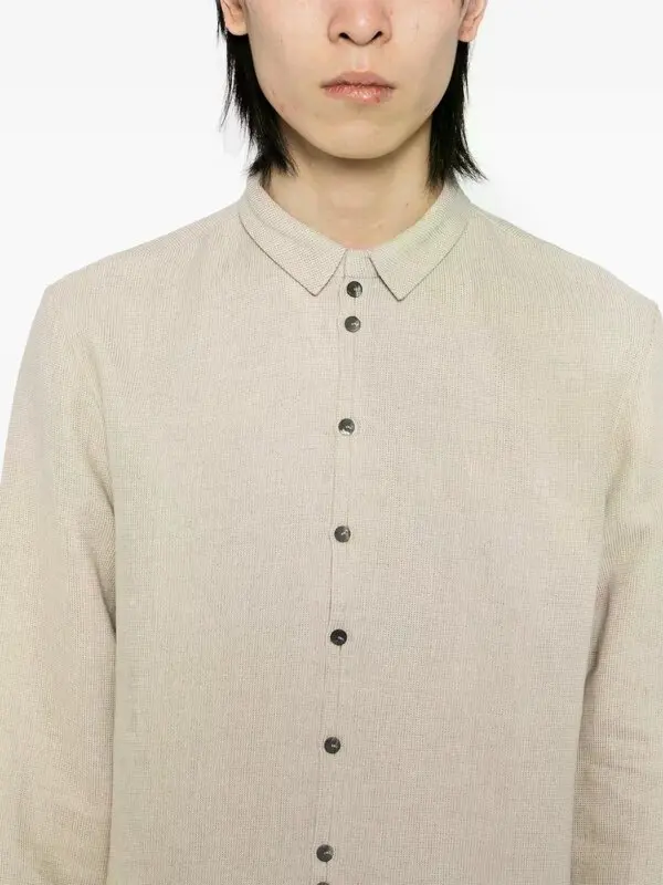 LABEL UNDER CONSTRUCTION Button-up Shirt - Brown
