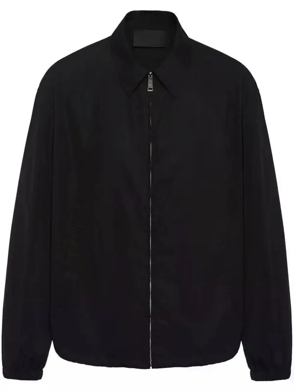Prada Cotton Zip-up Shirt Jacket