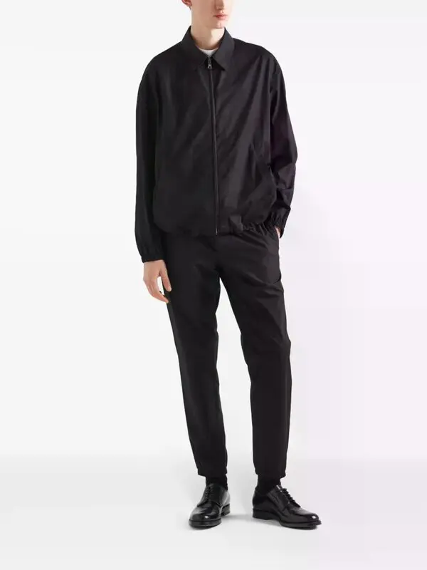 Prada Cotton Zip-up Shirt Jacket