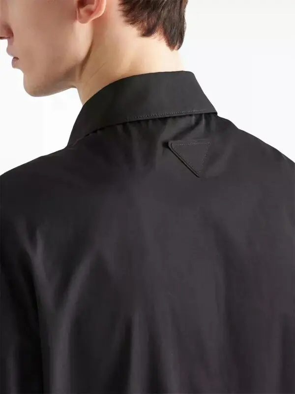 Prada Cotton Zip-up Shirt Jacket
