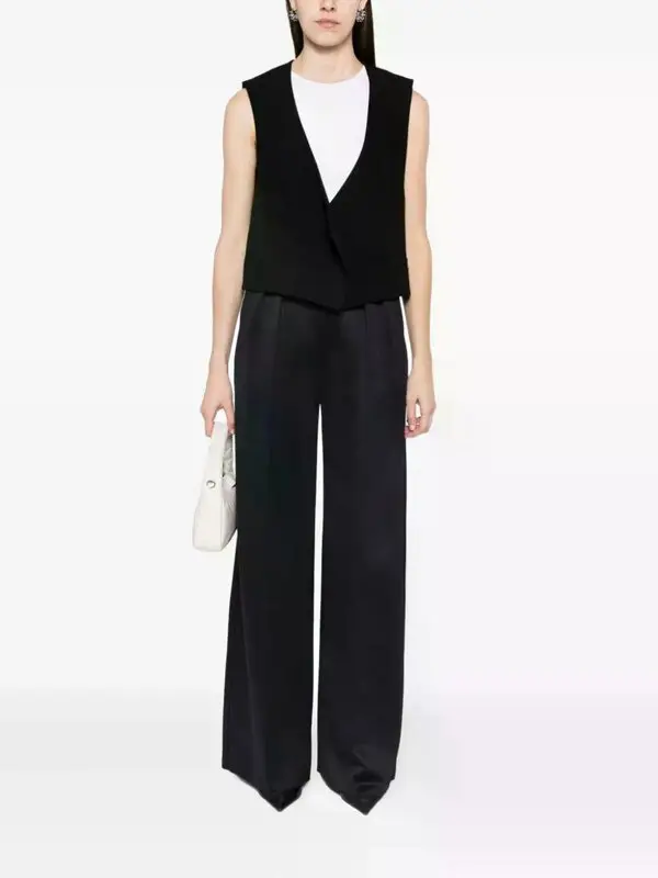 AMI Paris Open-front Wool Waistcoat