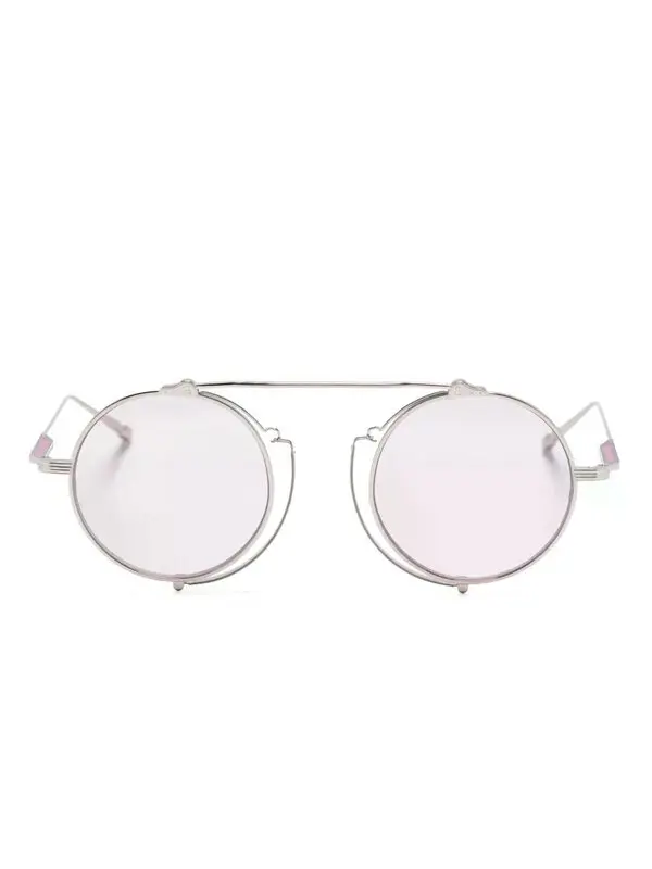 Matsuda Round-frame Sunglasses - Silver