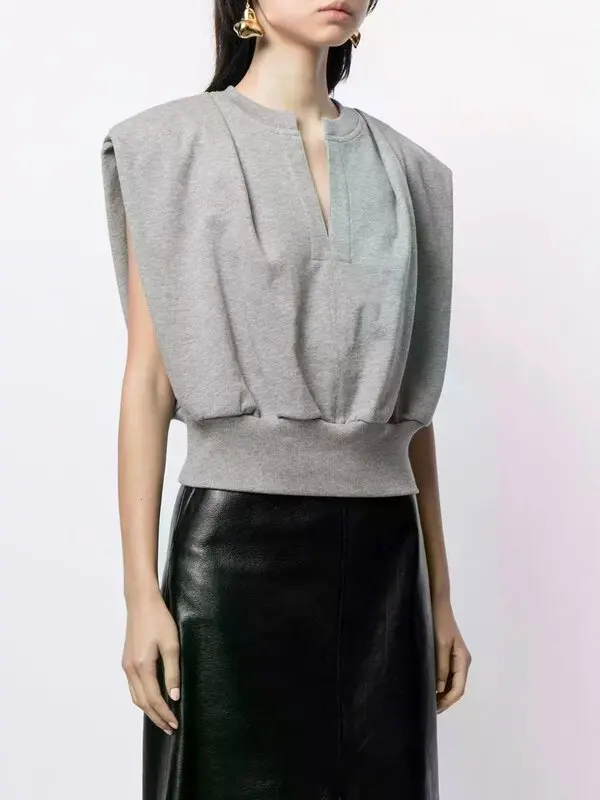 3.1 Phillip Lim French Terry Sleeveless Top