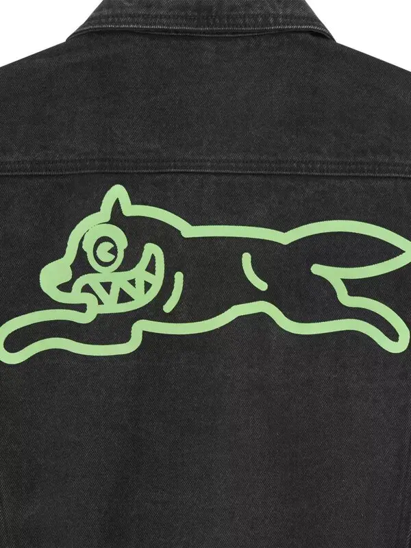 ICECREAM Logo Print Denim Jacket