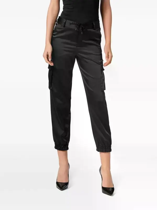 Philipp Plein Silk Cargo Trousers