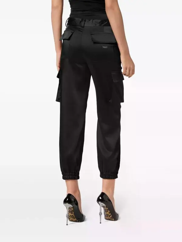 Philipp Plein Silk Cargo Trousers