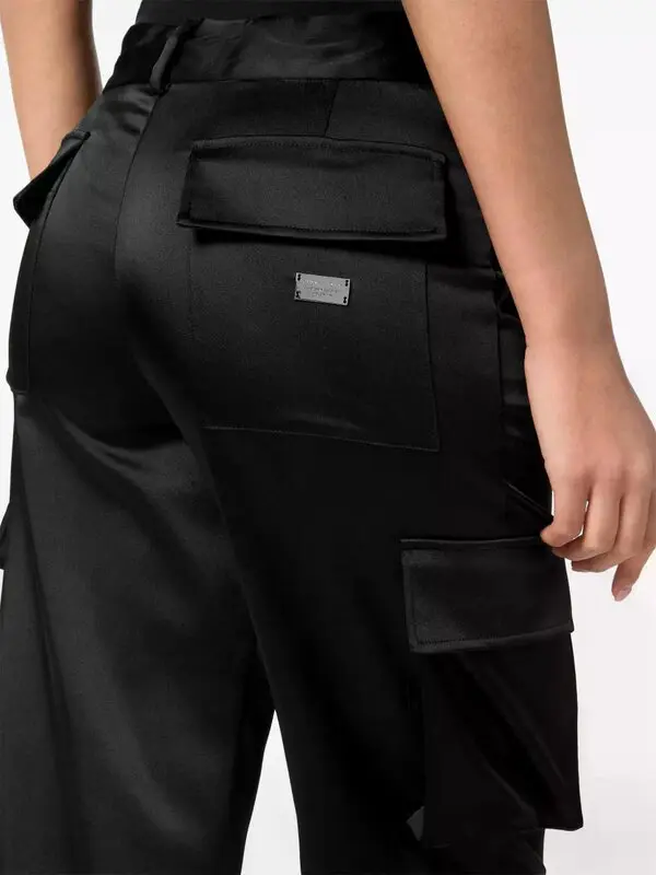 Philipp Plein Silk Cargo Trousers