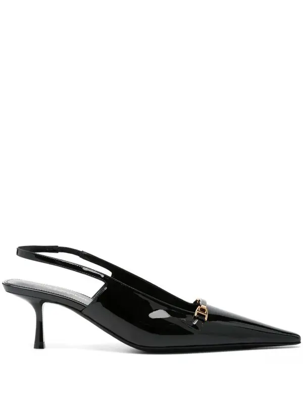 Saint Laurent Carine 55mm Patent-leather Pumps - Black
