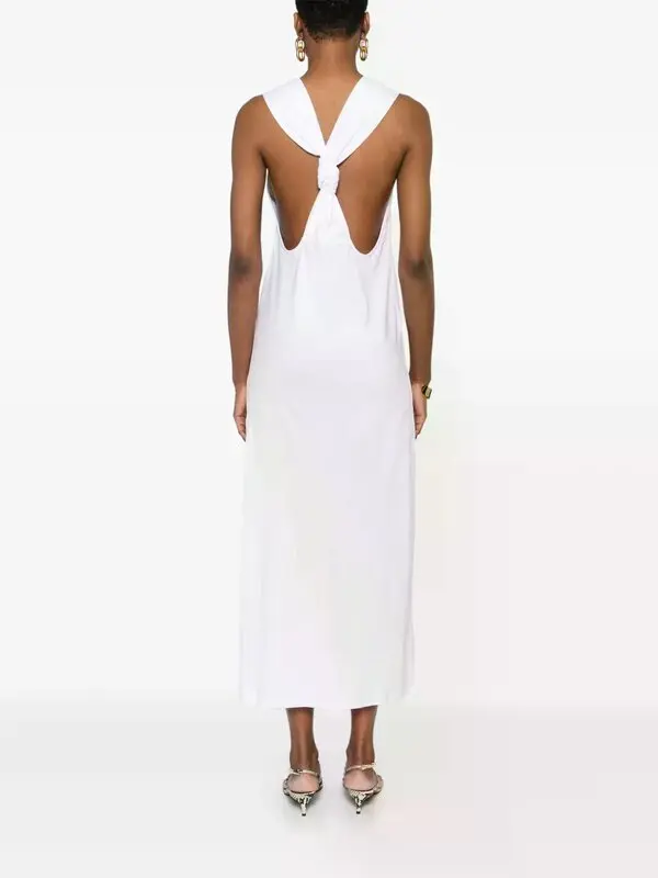 Loulou De Saison Rayna Midi Dress - White