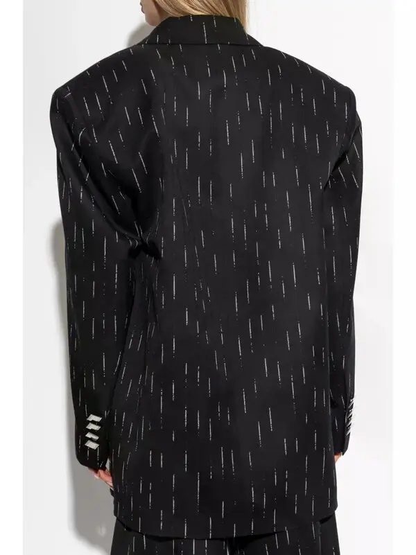 Attico Single-button Wool-blend Blazer