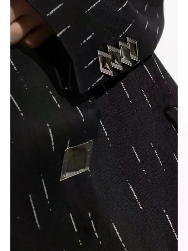 Attico Single-button Wool-blend Blazer