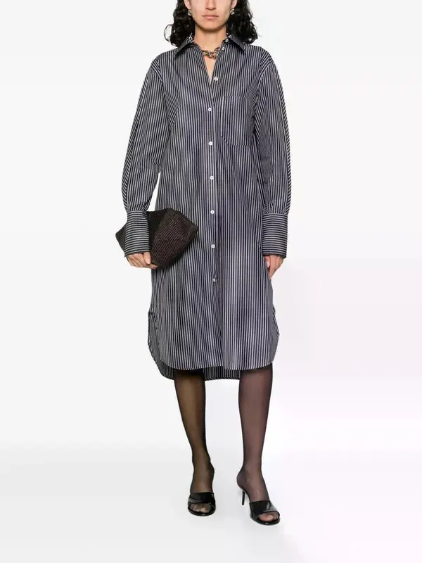TOTEME Striped Shirt Dress
