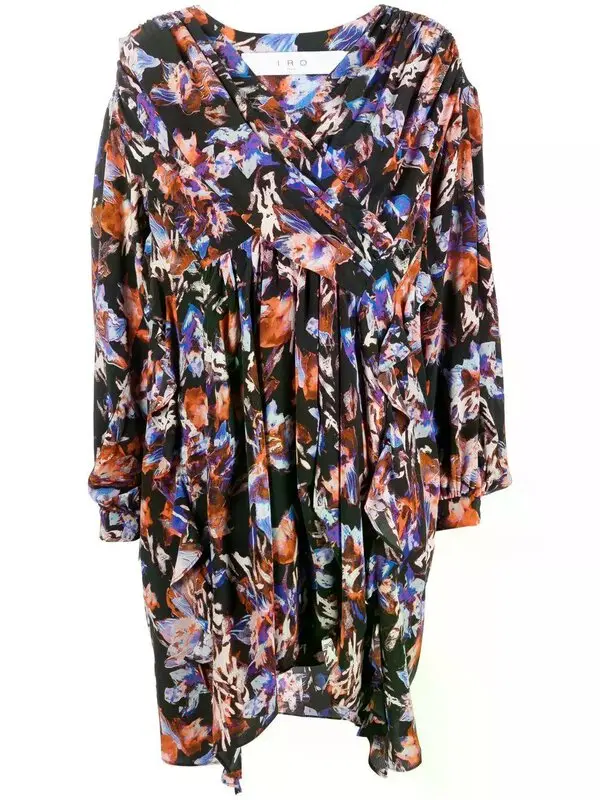 IRO PARIS Floral Print Dress