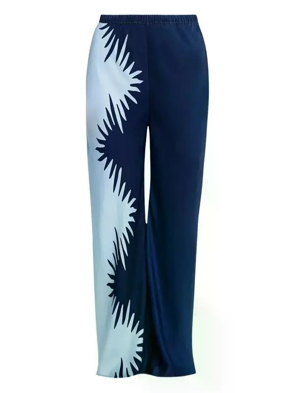 Significant Other Flossie Split-pattern Trousers - Blue