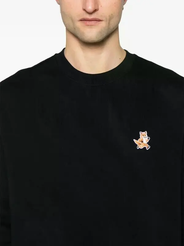 Maison Kitsuné Speedy Fox-appliqué Sweatshirt