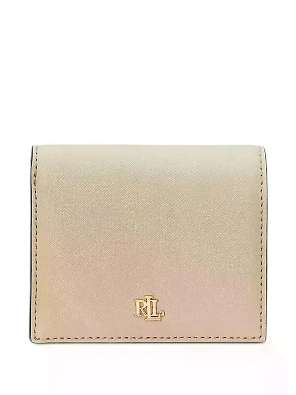 Ralph Lauren Saffiano Leather Cardholder - Neutrals