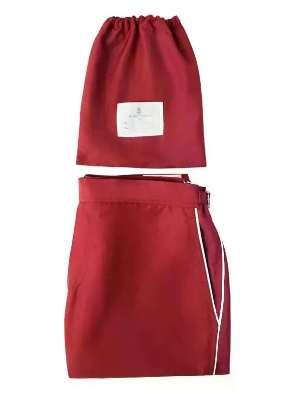 Brunello Cucinelli Logo-print Swim Shorts