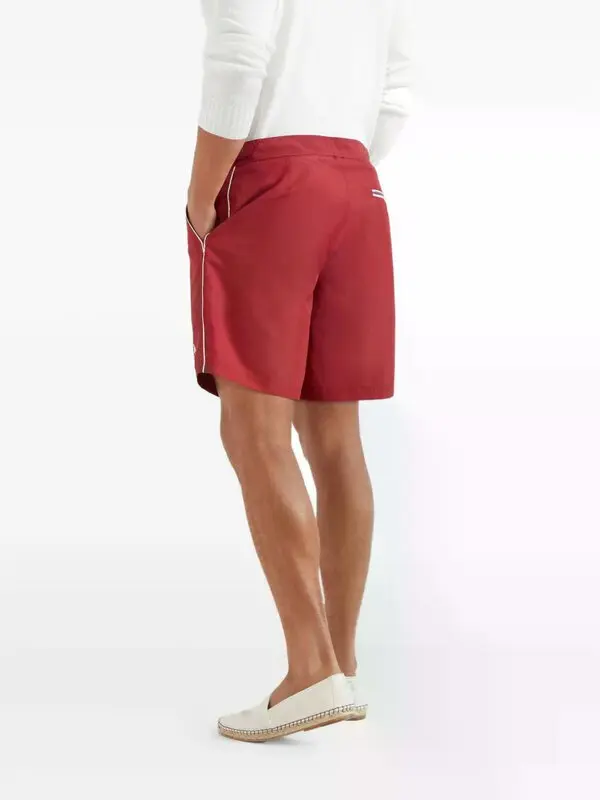 Brunello Cucinelli Logo-print Swim Shorts