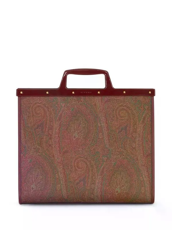 Etro Pegaso Motif Shopping Bag