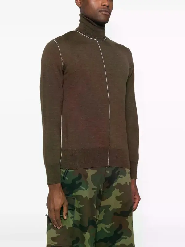 MAISON MARGIELA Raised-seam Virgin Wool-blend Sweater