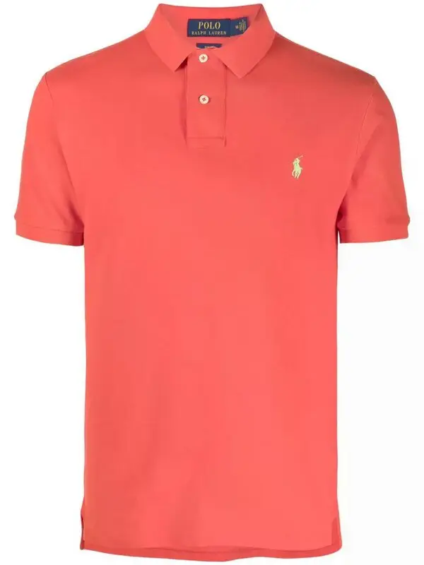Polo Ralph Lauren Embroidered Logo Polo Shirt - Red
