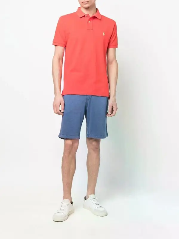 Polo Ralph Lauren Embroidered Logo Polo Shirt - Red