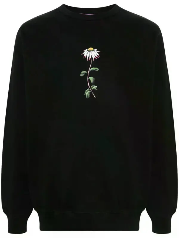MARGHERITA MACCAPANI Floral-print Cotton Sweatshirt