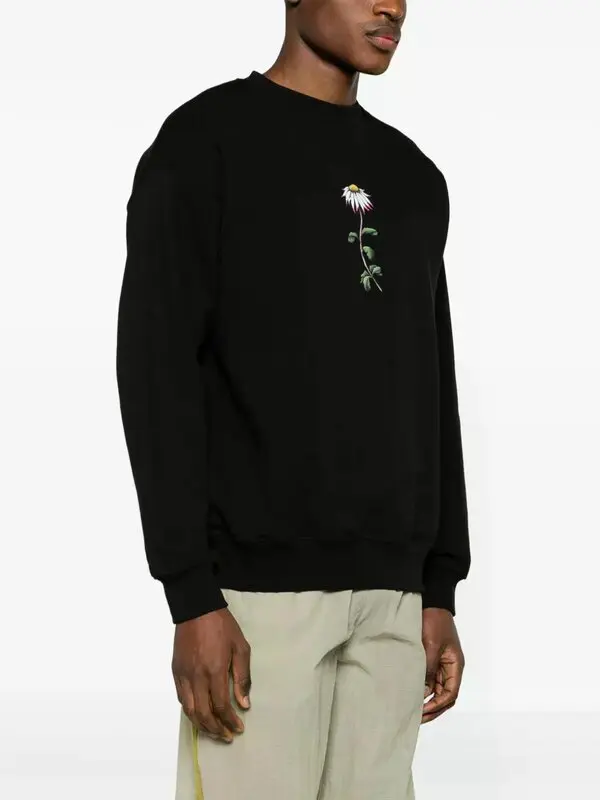MARGHERITA MACCAPANI Floral-print Cotton Sweatshirt