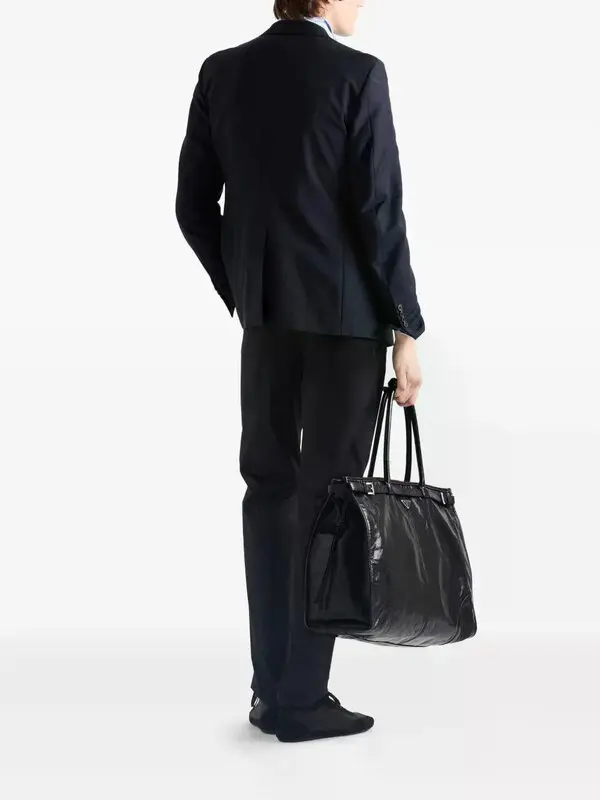 Prada Cotton Poplin Trousers - Black