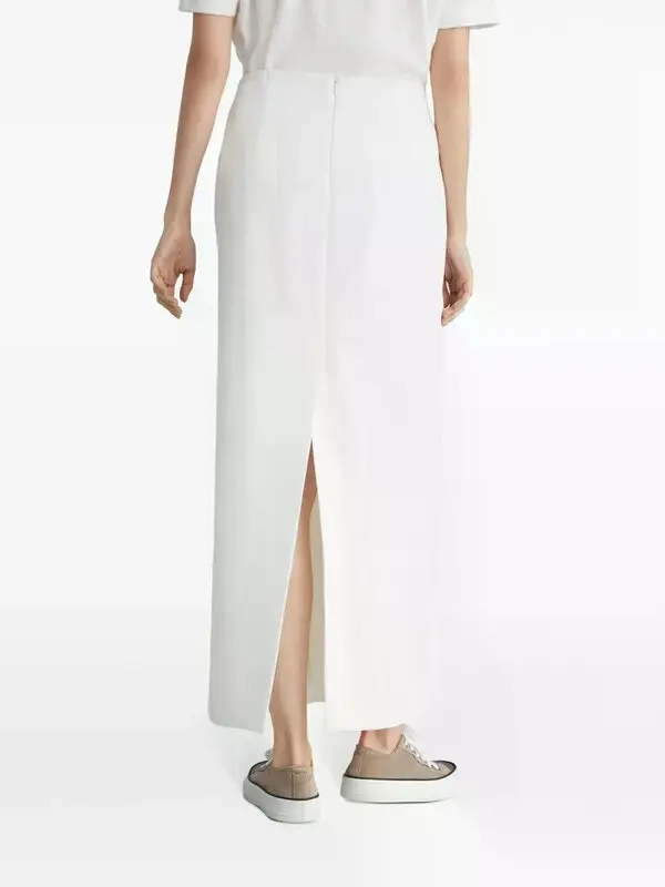 Brunello Cucinelli Cotton Straight Maxi Skirt