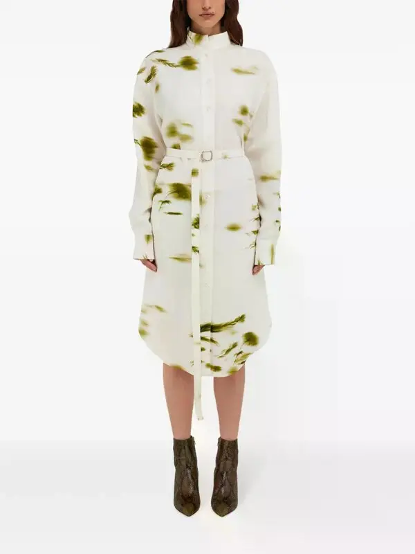 FERRAGAMO Blossom Print Shirt Dress