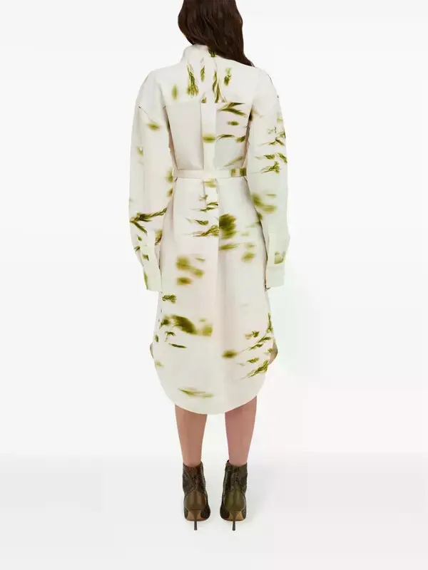 FERRAGAMO Blossom Print Shirt Dress