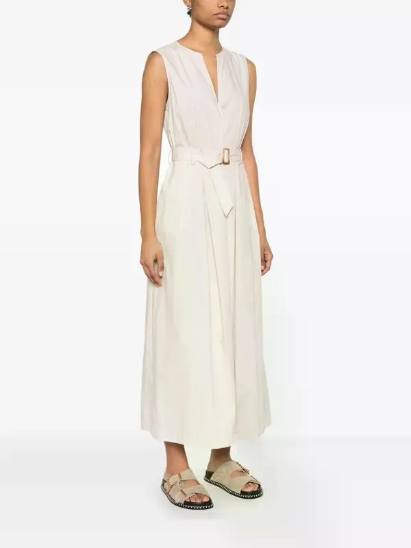 Woolrich Belted Midi Dress - Neutrals