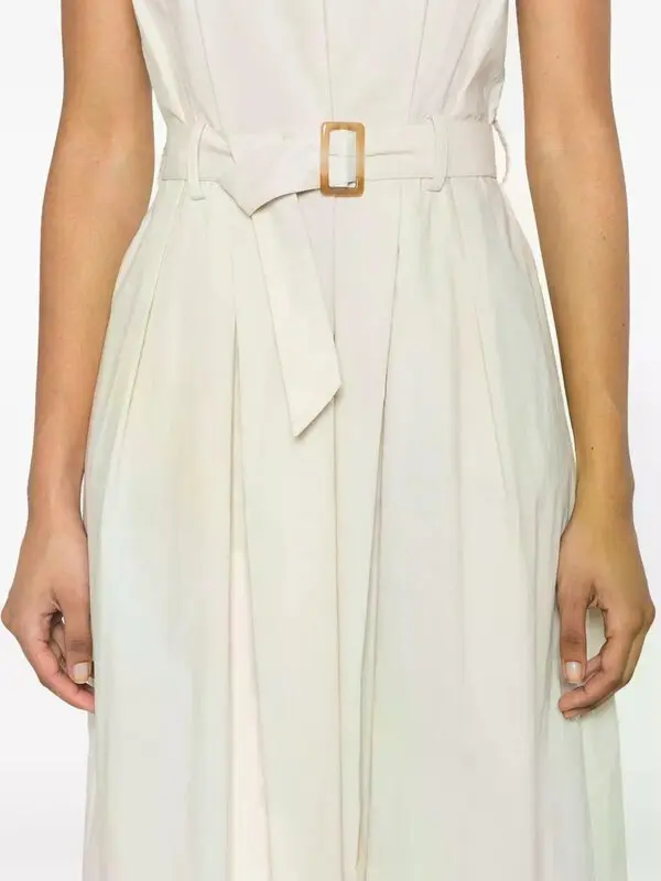 Woolrich Belted Midi Dress - Neutrals