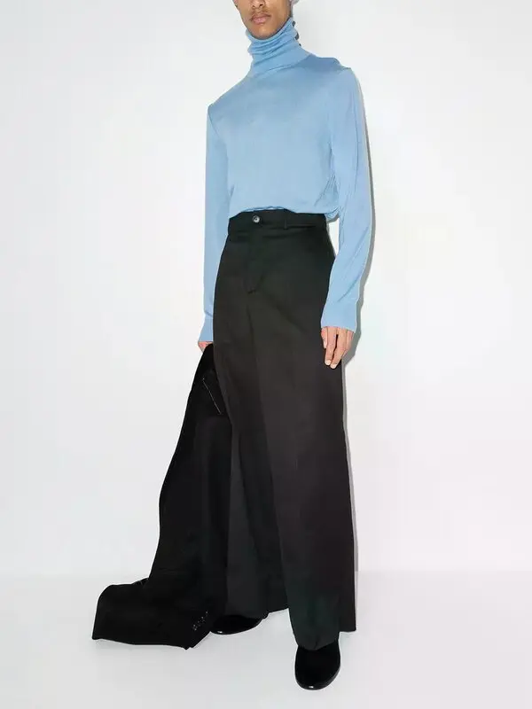 Dolce & Gabbana Roll-neck Fine-knit Jumper - Blue