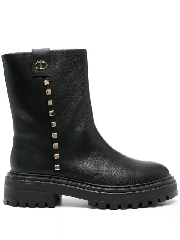 TWINSET Logo-plaque Ankle Boots
