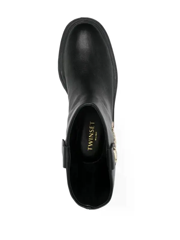 TWINSET Logo-plaque Ankle Boots