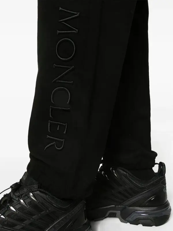 Moncler Logo-embroidered Cotton Track Pants