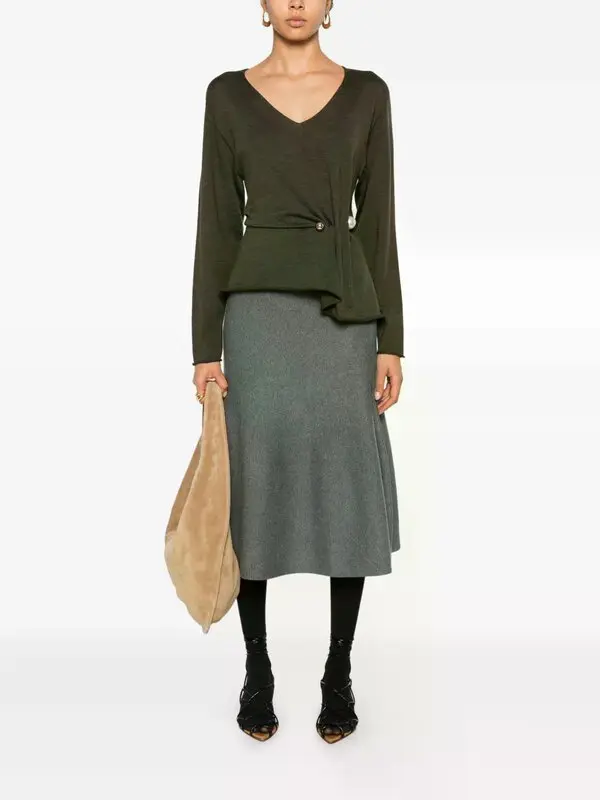 Khaite The Odil Mid-length Skirt