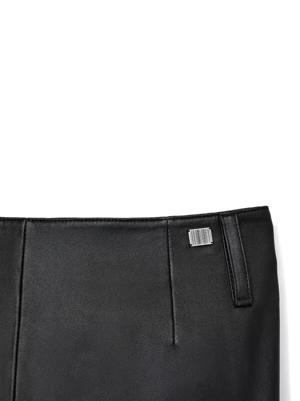 Marc Jacobs Leather Midi Skirt