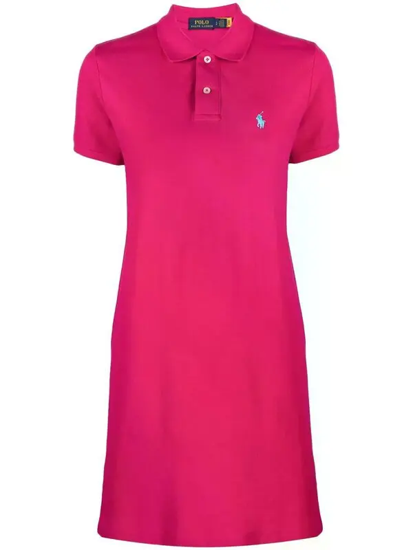 Polo Ralph Lauren Embroidered Polo-pony Dress
