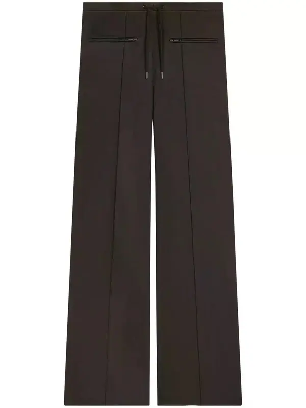 COURREGES Tracksuit Interlock Low-rise Baggy Pants - Black