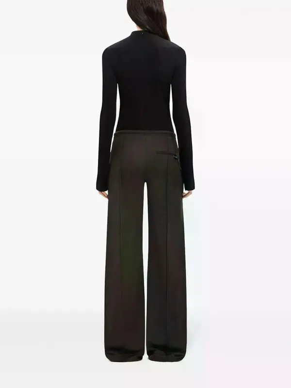 COURREGES Tracksuit Interlock Low-rise Baggy Pants - Black