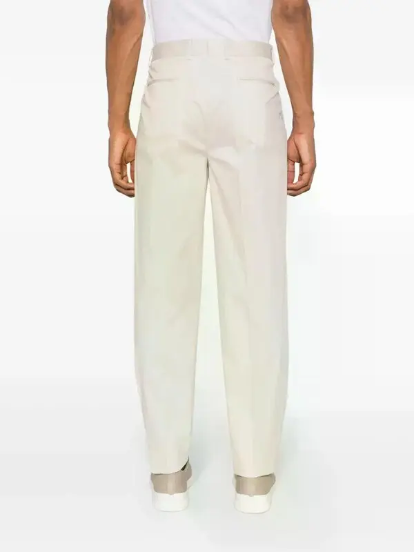 Zegna Mid-rise Pleated Chino Trousers