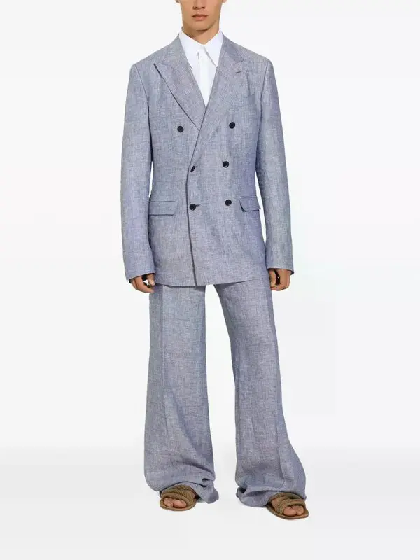 Dolce & Gabbana Taormina Double-breasted Blazer - Blue