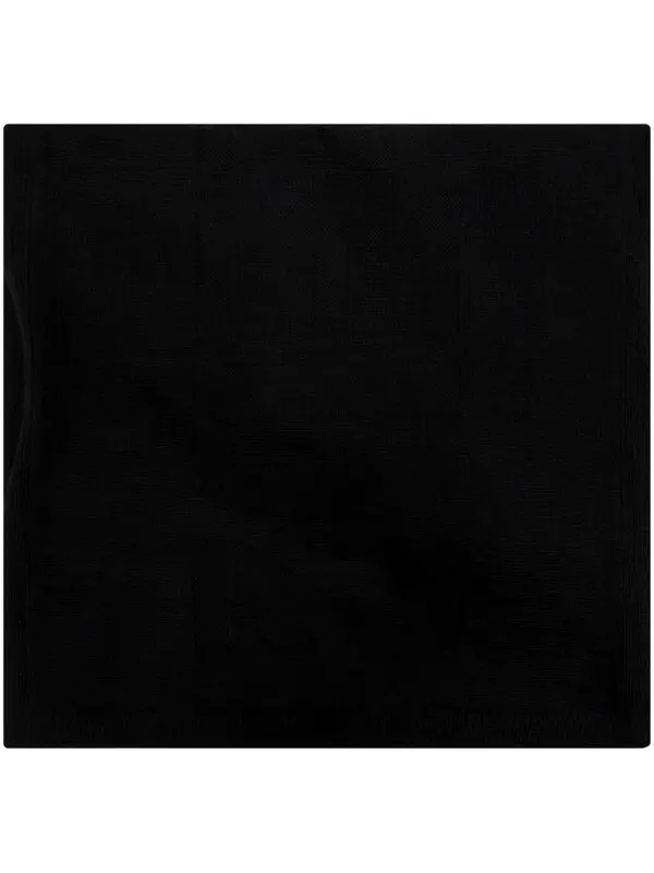 Dsquared2 Intarsia-knit Wool Scarf - Black