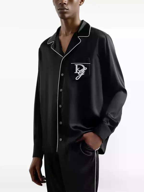 Dolce & Gabbana Embroidered-logo Shirt