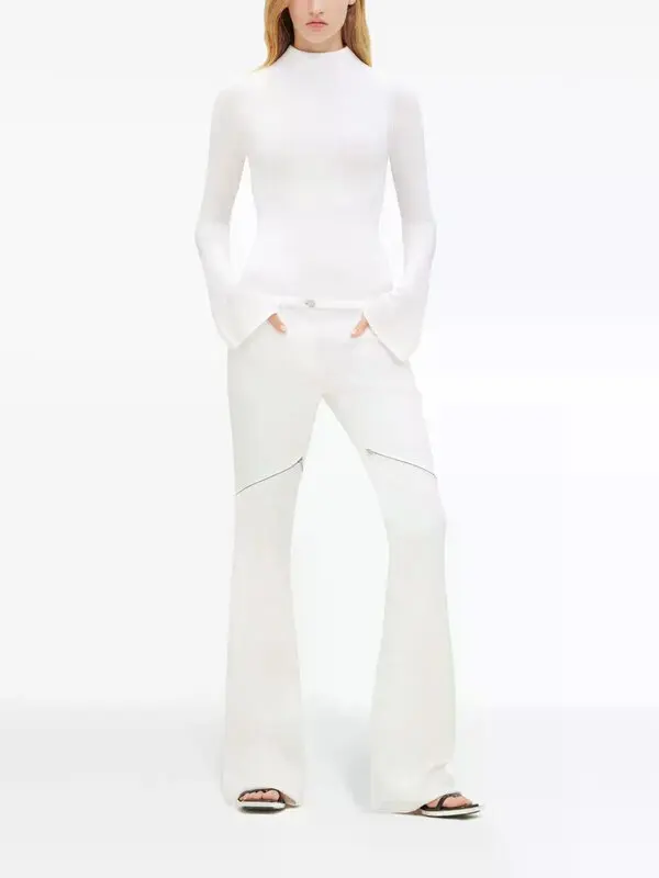 COURREGES Ellipse Zipped Twill Trousers
